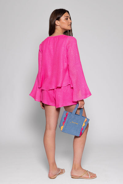 ANAIS SHORT SAINT BARTH NEON PINK – Sundress.fr