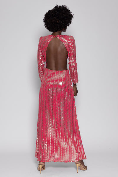 JODIE LONG DRESS BORA BORA RASPBURRY – Sundress.fr