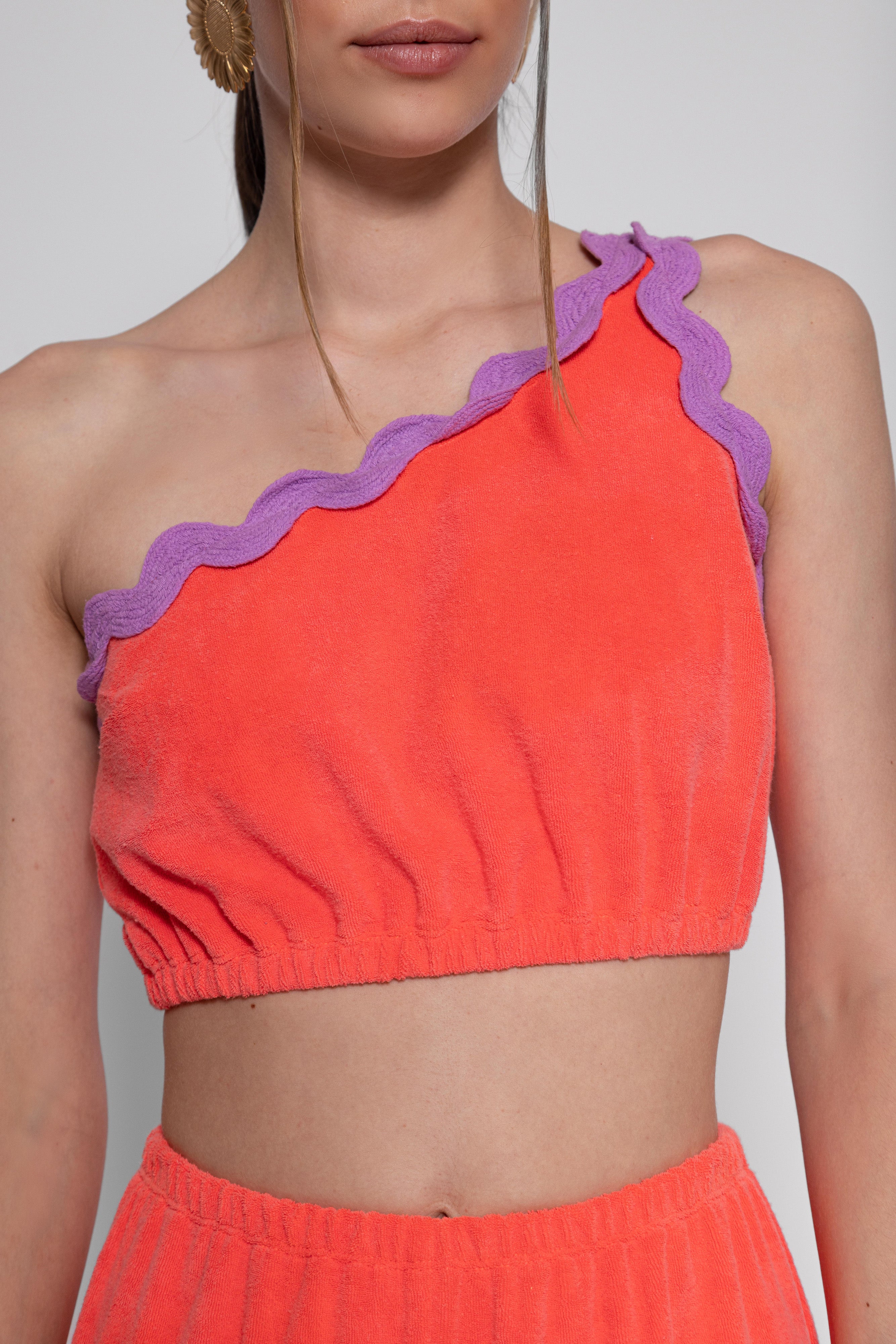 JORDAN SET TERRY NEON CORAL – Sundress.fr