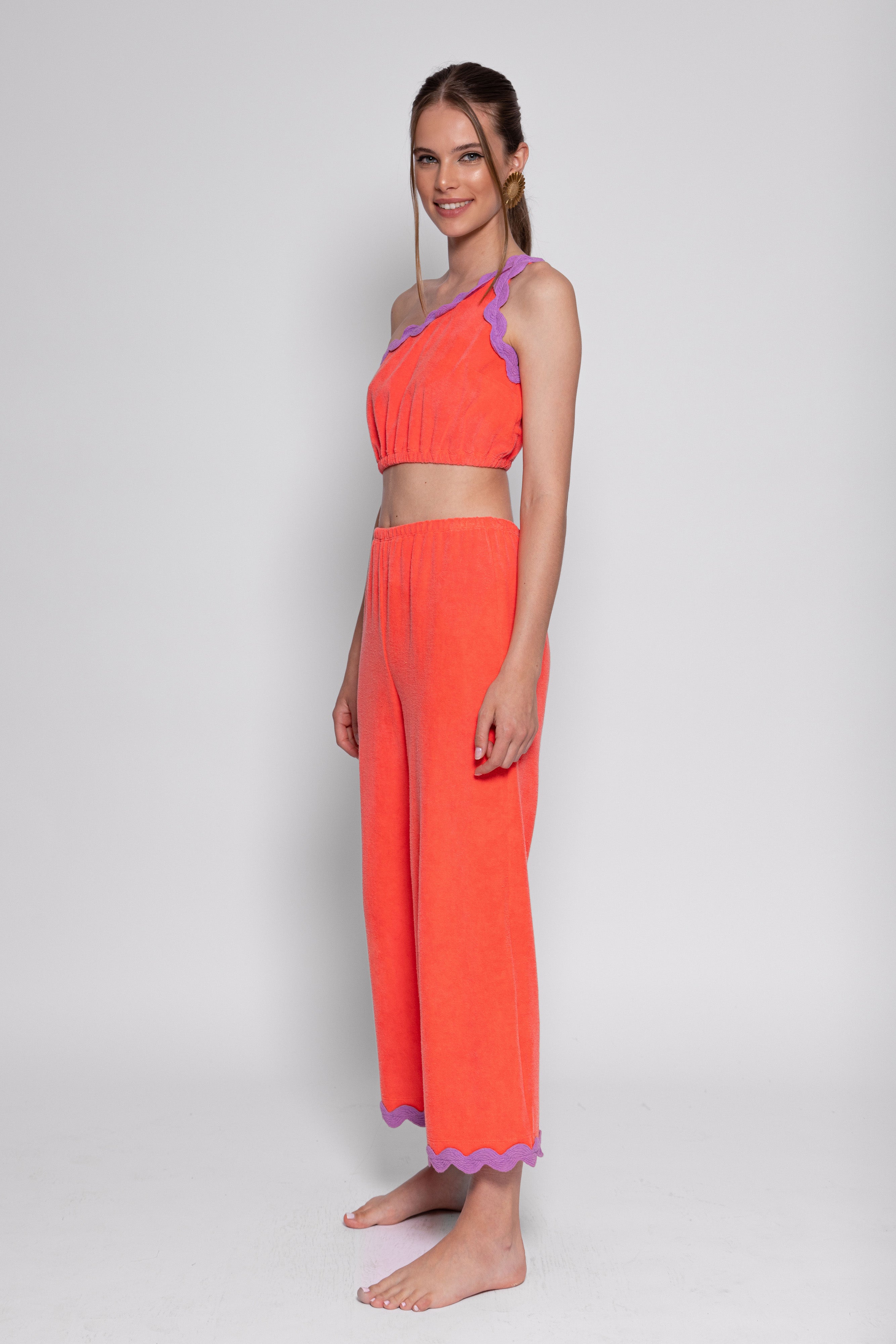JORDAN SET TERRY NEON CORAL – Sundress.fr